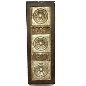 Accents | Exquisitely Carved Wood Gold Detail Pedestal Decor | Poshmark